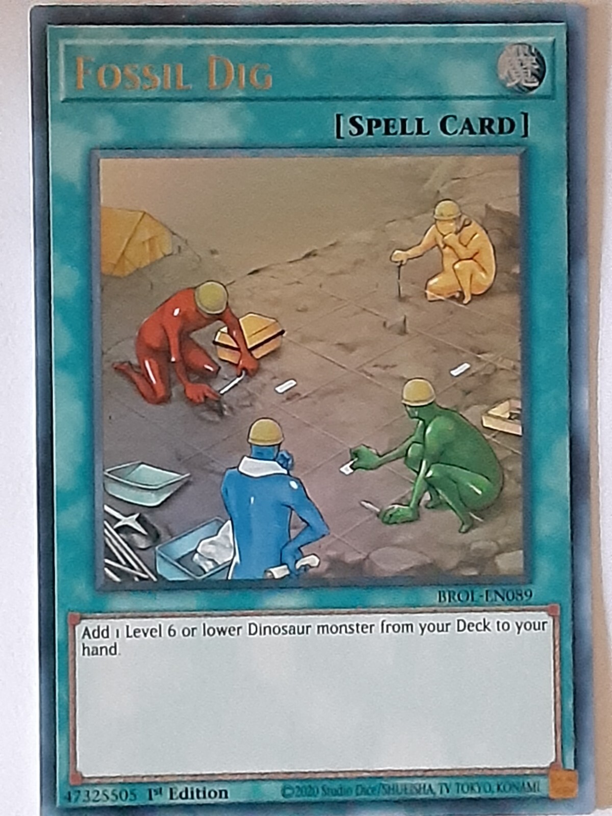 YuGiOh Cards Fossil Dig - BROL-EN089 - Mint! | eBay