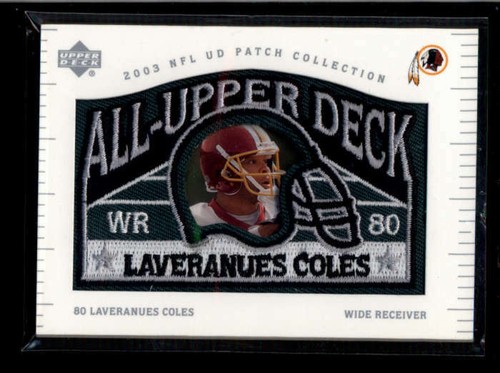 LAVERANUES COLES 2003 UPPER DECK PATCH COLLECTION CARD #UD-15 AH8457 | eBay