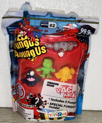 NEW Fungus Amungus Batch #2 SEALED VAC Pack w/ 5 Funguys TOYS 'R' US ...