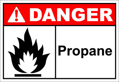 Propane Danger OSHA / ANSI LABEL DECAL STICKER | eBay