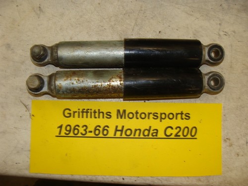 1963-66 HONDA C200 90cc baby dream oem original rear shock absorbers ...