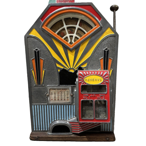 Antique Rare 1930's Jennings "Little Duke" Art Deco 1 Cent Slot Machine ...