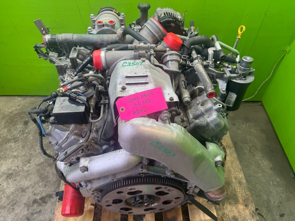 01-04 CHEVROLET GMC 2500 3500 6.6 LB7 DURAMAX DIESEL ENGINE MOTOR NO ...
