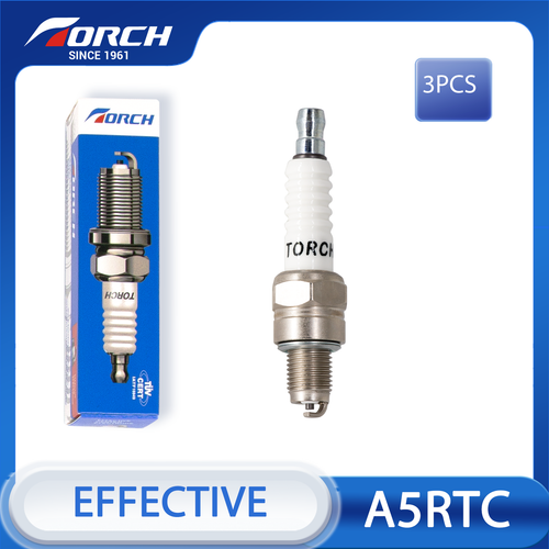 3PCS TORCH A5RTC Spark Plug M10x1mm Fits for Denso U17FU U20FBU U20FS-U ...