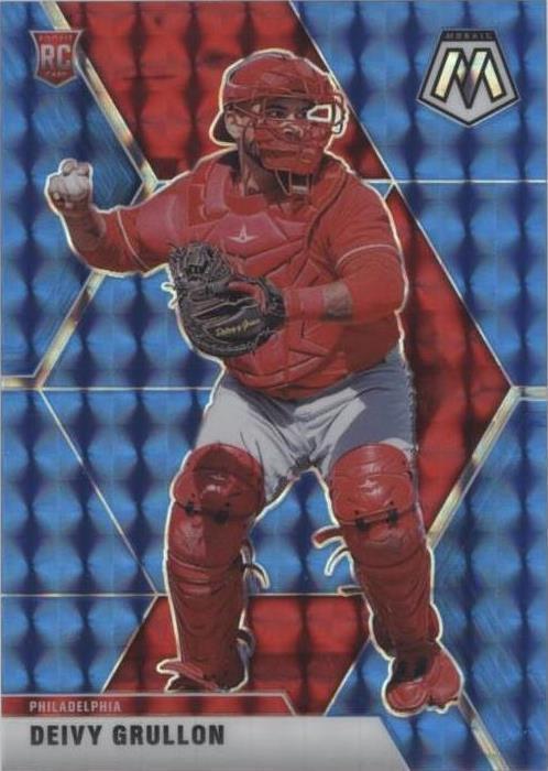 2020 Panini Chronicles - Mosaic Deivy Grullon #20 Blue Prizm /99 (RC ...