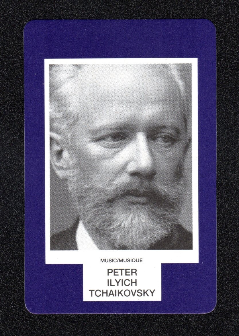 Peter Tchaikovsky Music Composer 1993 Face To Face Game Card Canadian ...