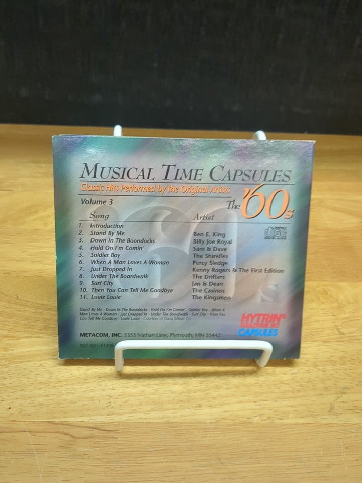 MUSICAL TIME CAPSULES - VOLUME 3 - THE 60's - AUDIO CD | eBay