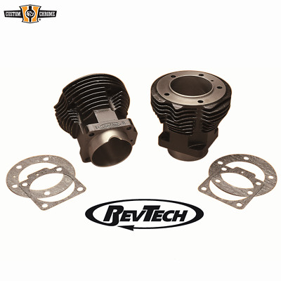 RevTech Pair Cylinder Set Fits For Shovelhead Engines 1966-1984 with 3 ...