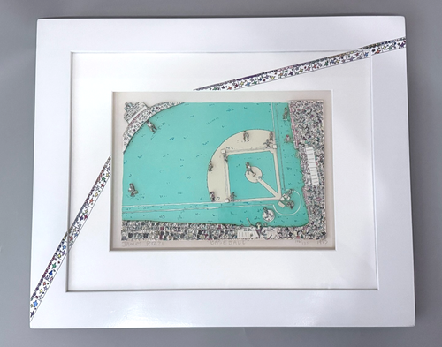James Rizzi BASEBALL 1983 Signed 3D Silkscreen Print Limited Edition ...