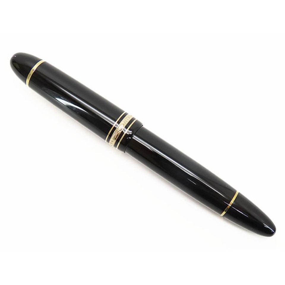 Beauty Montblanc Meisterst ck 149 Fountain Pen with Ink Black Gold Fittings Nib | eBay