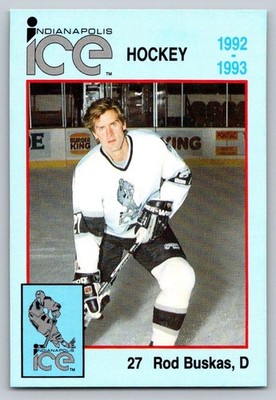 Rod Buskas 1992-93 Indianapolis Ice | eBay