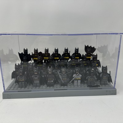 Lego Minifigures Lot Of 28 Batman Mini figures w/ Accessories in case ...