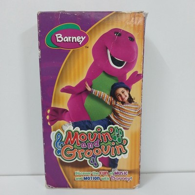 Barney Movin’ and Groovin’ VHS Tape 2004 Purple Slipsleeve Case Fun ...