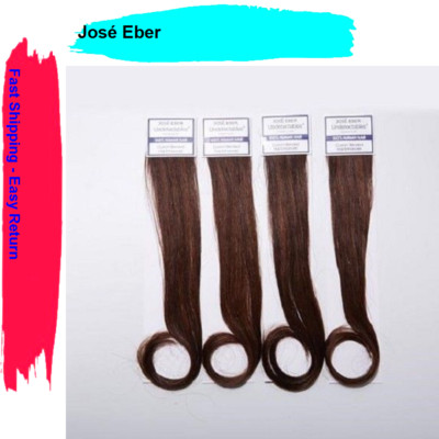 Jose Eber 4pc 100% Human Hair Enhancer Kit, Medium/Dark Brown 12" | eBay