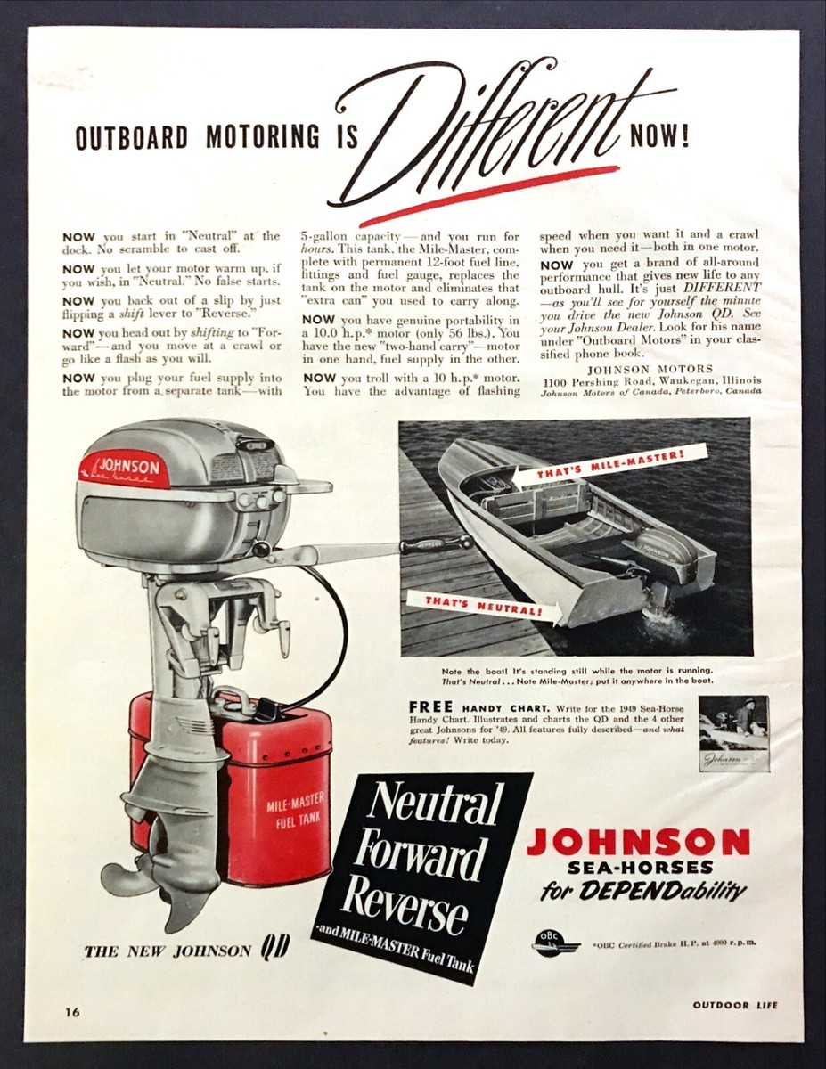 Johnson Outboard Model Year Chart Topic: ID Engine By Number On Freeze