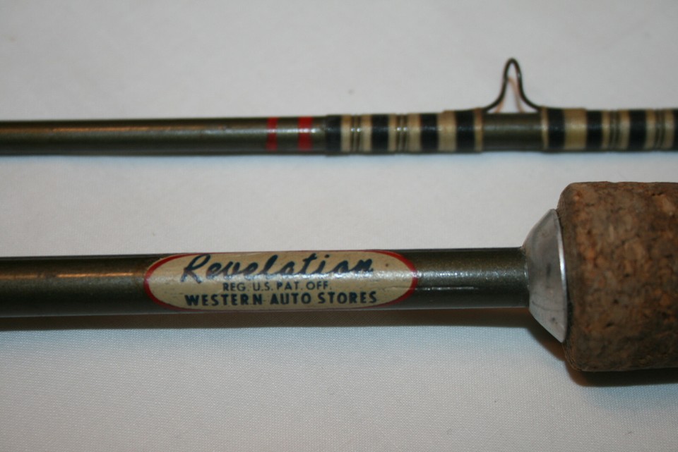 Vtg "Revelation" Fishing Rod by Western Auto Stores Old 7 Ft 7Wt | eBay