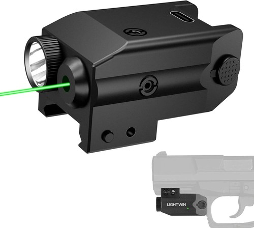 LIGHTWIN GL30 Green Laser Light Combo 350 Lumens Tactical Flashlight ...