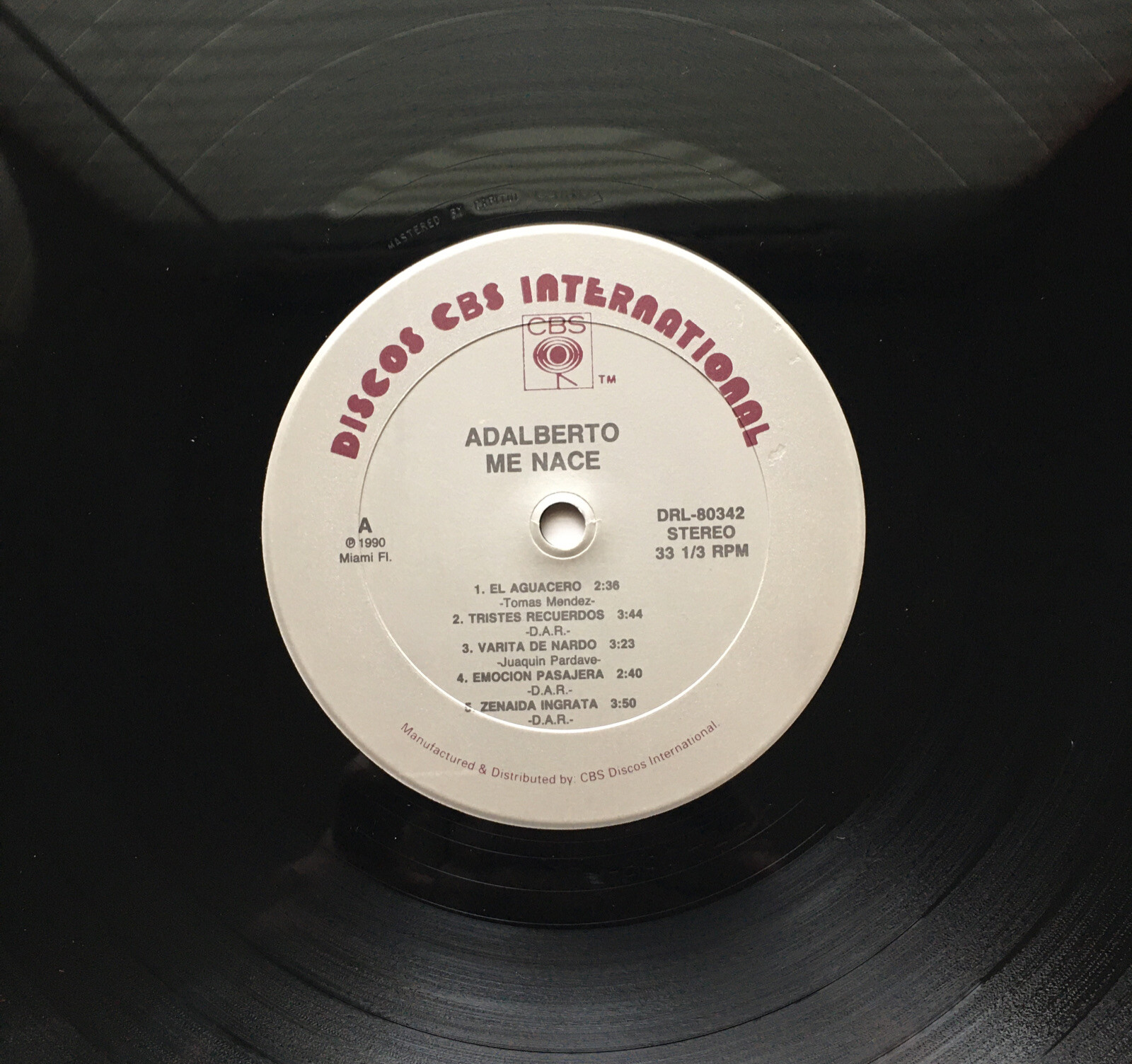 Adalberto “Me Nace”Tejano Tex Mex Record LP Adalberto Gallegos | eBay