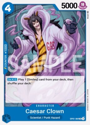 Caesar Clown - OP01-069 - R - Foil x1 - OP-01: Romance Dawn - NM-Mint ...