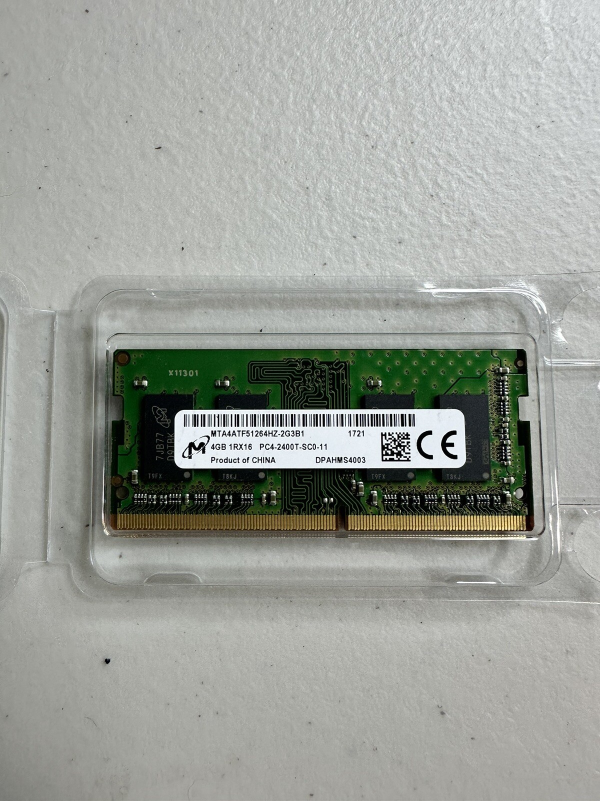 Micron Mta4atf51264hz-2g3b1 4gb Pc4-2400t Ddr4 SODIMM Laptop Memory RAM ...