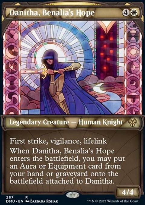 MTG Magic the Gathering Danitha, Benalia's Hope (287/447) Dominaria ...