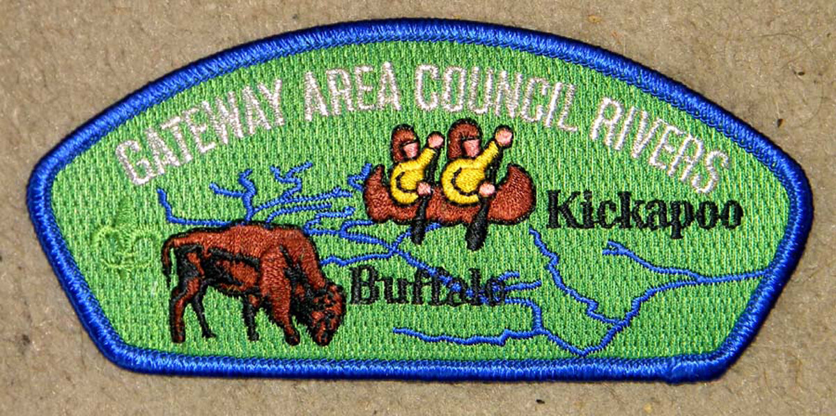 Gateway Area Council 2001 "Rivers - Buffalo / Kickapoo" CSP - SA135 | eBay