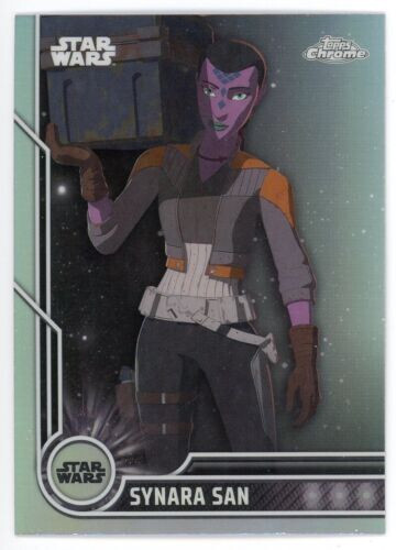 Synara San 2023 Topps Chrome Star Wars #40 Refractor Parallel | eBay