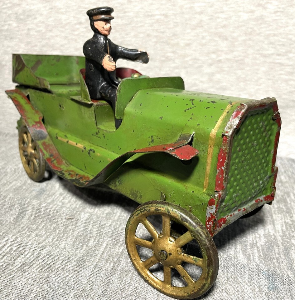 Antique Original Dayton Schieble Pressed Steel Hill Climber Coupe Toy ...