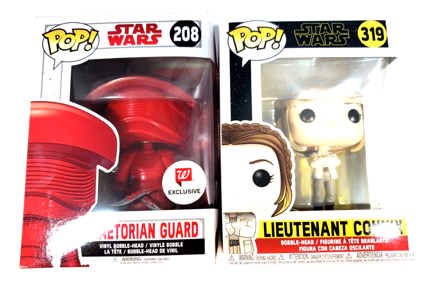 Set of 2, Funko Pop! Vinyl: Star Wars -#208 Praetorian Guard, Lt ...
