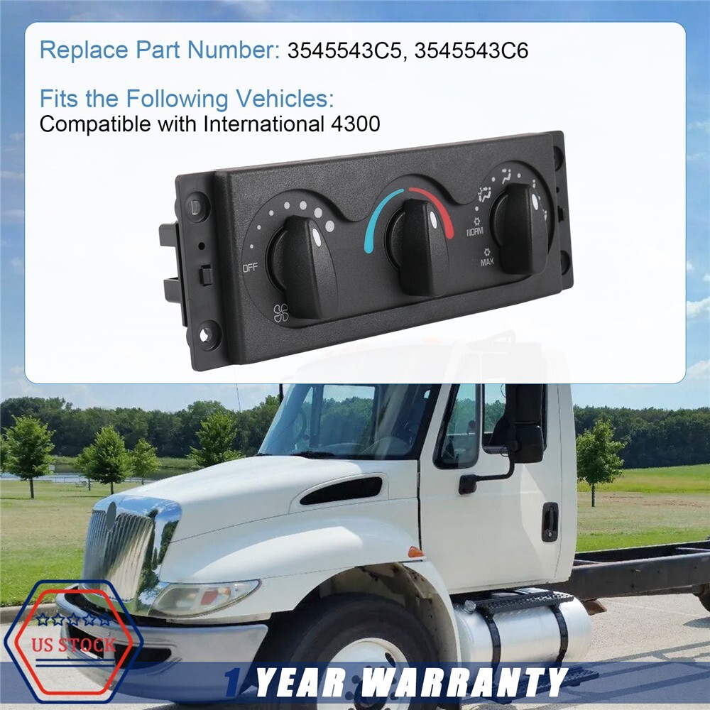 International Climate AC Control Panel Inter no Core Charge 3545543C6 ...