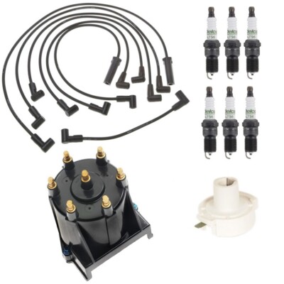 ACDelco Ignition Kit Distributor Rotor Cap Wire Spark Plugs Gap .060 ...