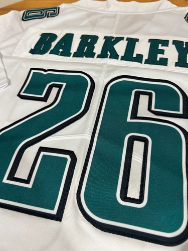 Philadelphia Eagles Saquon Barkley #26 Stitched Alternate Jersey Men's ...