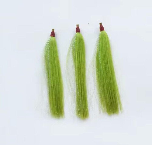 20PCS Mylar Flash Fishing Lures Teasers Bucktail Hair Jigs Bucktail ...