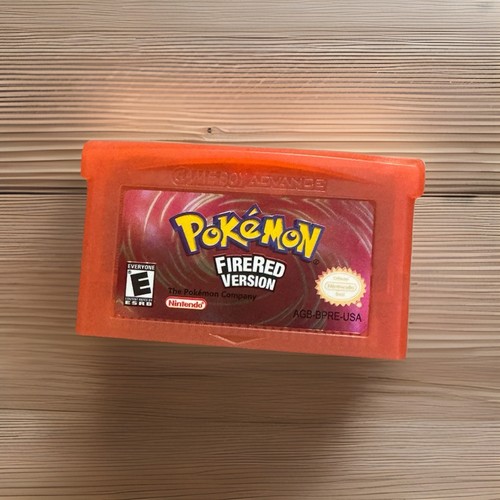 Pokemon Fire Red Version - Game Boy Advance (GBA) - Tested/Saves | eBay