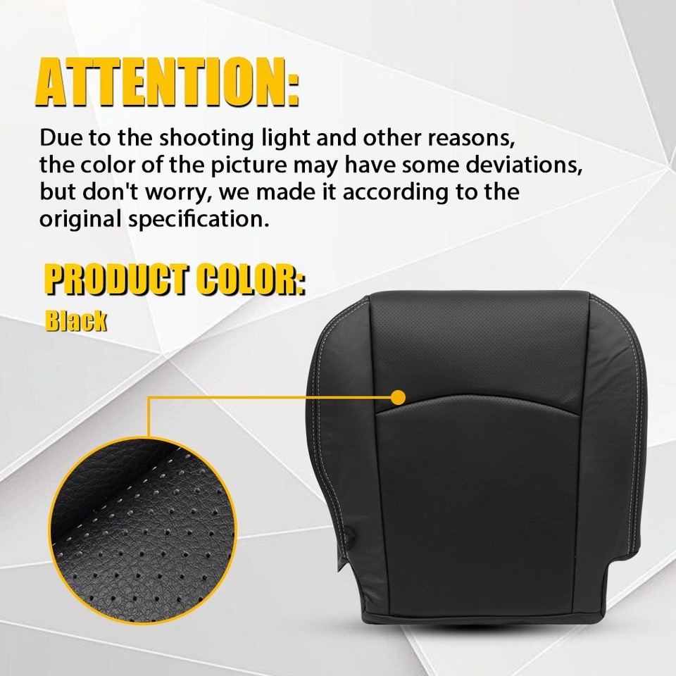 For 2013-2018 Dodge Ram Laramie Front Right Side Black Bottom Leather ...