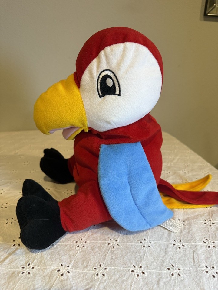 Rare VeggieTales Pirates Who Don’t Do Anything Parrot Puppet Plush Toy ...