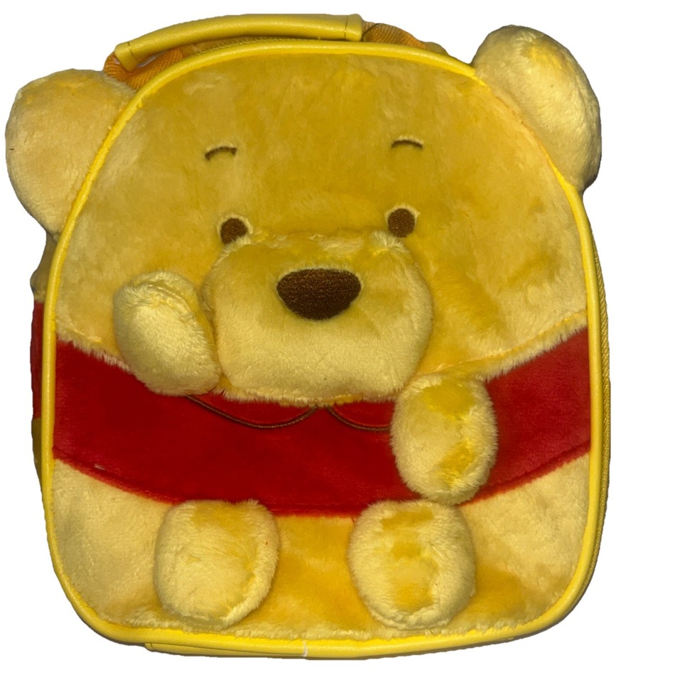 Disney Winnie The Pooh Figural Plush Insulated Lunch Bag Zipper Soft ...