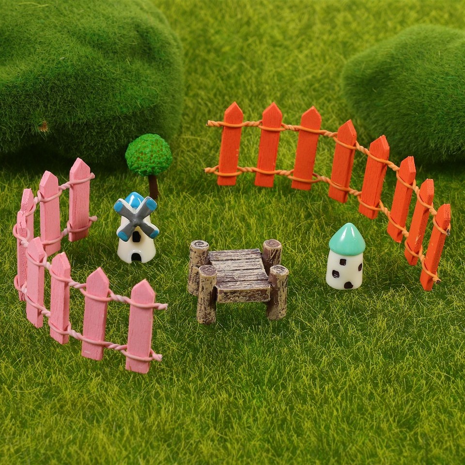 False Garden Grass Lawn Mini Fake Lawn Realistic Artificial Fairy ...