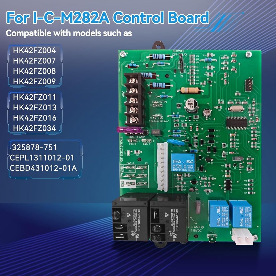 Furnace Control Board Module Compatible w/ Carrier - Read for Wide ...