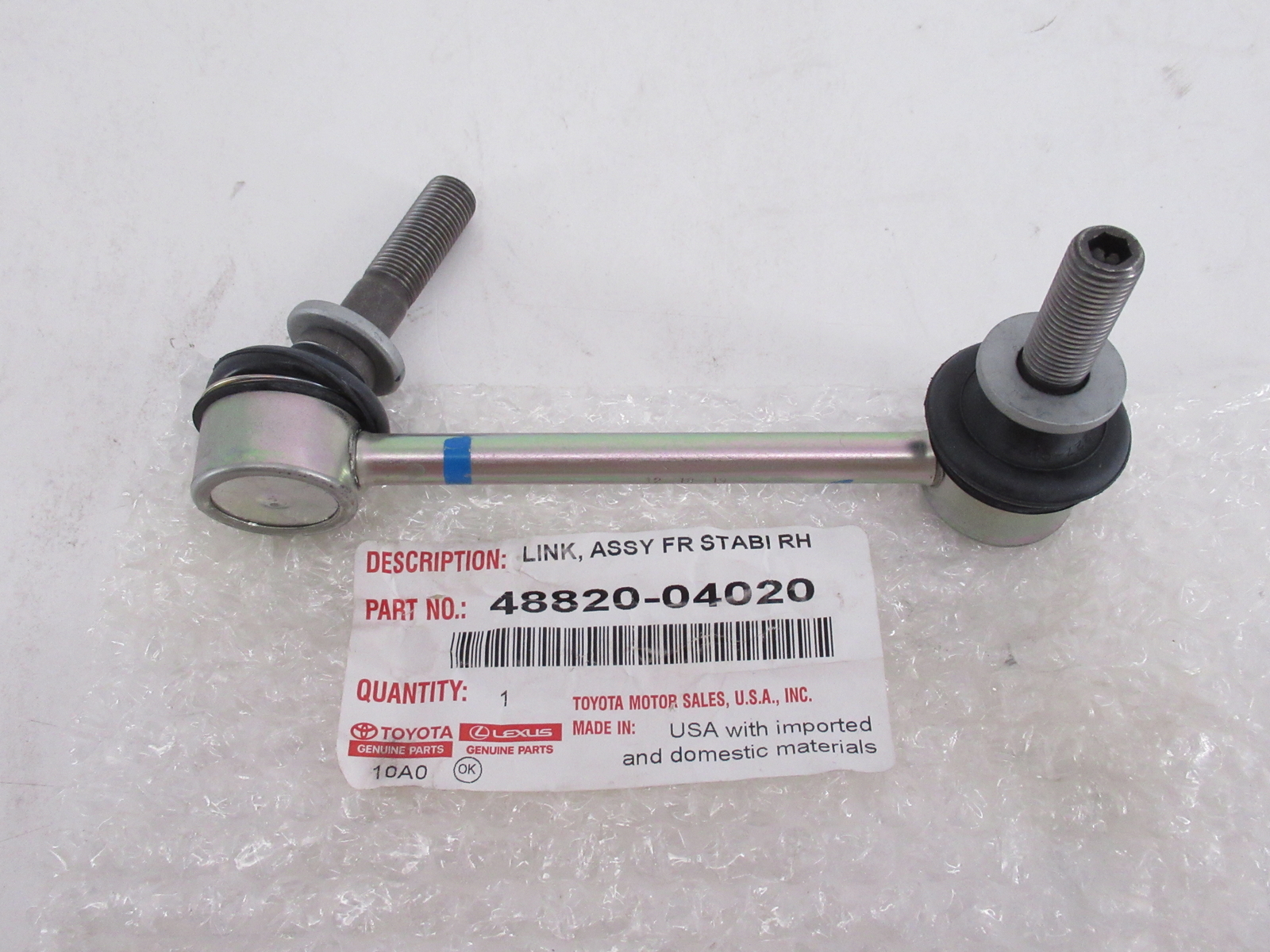 Genuine OEM Toyota 48820-04020 Passenger Side Front Stabilizer Link 05 ...