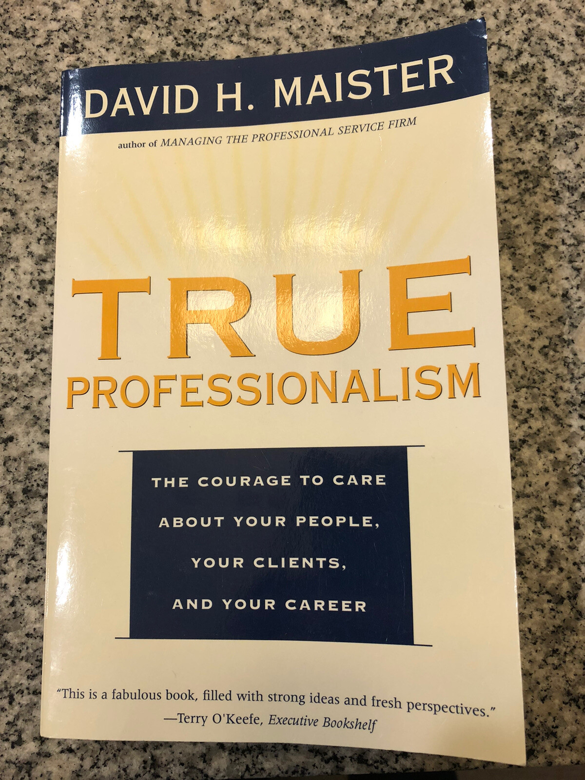 True Professionalism : The Courage to Care about Your People, Your ...