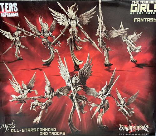 Raging Heroes Daughters of the Orphanage Angels Command and Troops 28mm ...