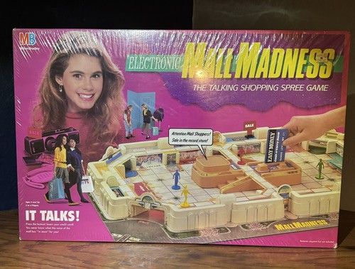 Milton Bradley Mall Madness 1989 Electronic Talking Board Game ...