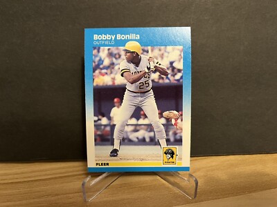 1987 MLB Fleer Bobby Bonilla #605 Base Rookie Card - Pulled From Sealed ...