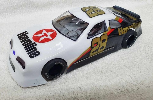 1/24 SCALE SLOT CAR BODY CLEAR 1988-89 NASCAR T- BIRD WITH WINDOW MASK ...