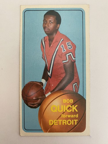 1970-71 Vintage Topps Basketball #161 Bob Quick | eBay