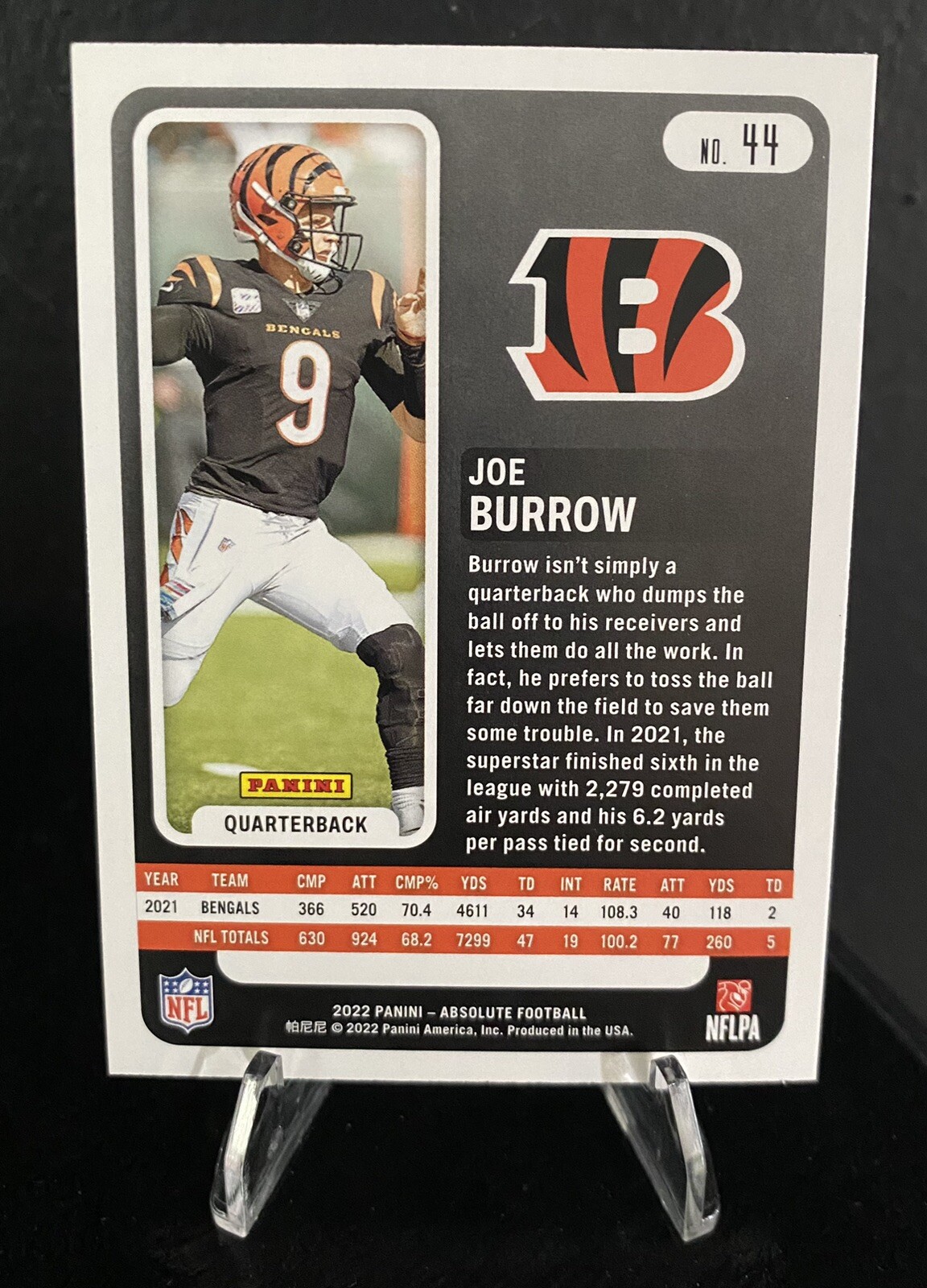 2022 Panini Absolute - Joe Burrow #44 Spectrum for sale online | eBay