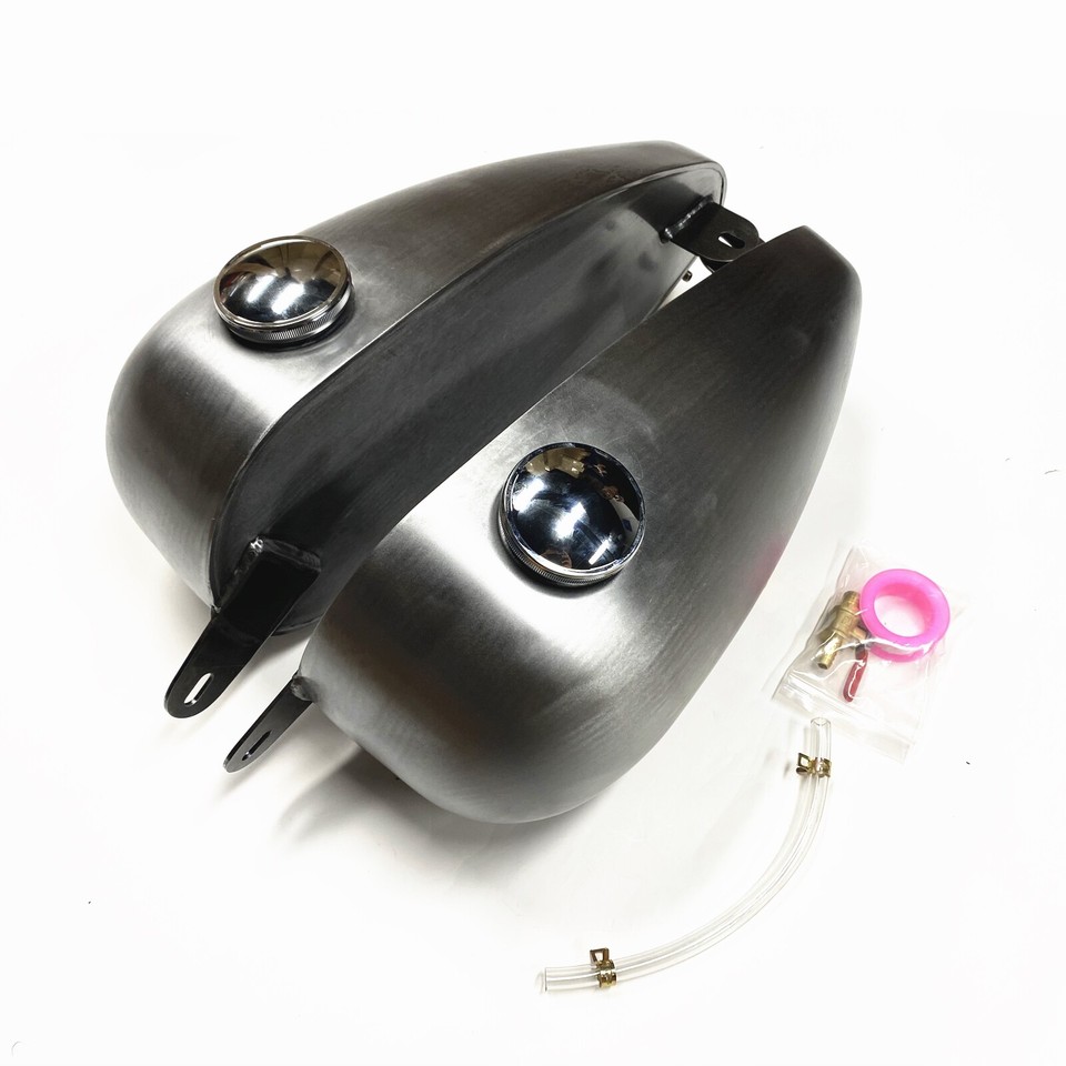 Motorcycle Double Gas Fuel Tank For Retro Drip Flatside Fat Bob ...