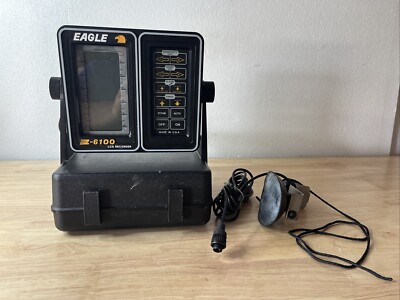 Eagle Z-6100 LCG Recorder Fish Finder Monitor With Transponder Tested ...
