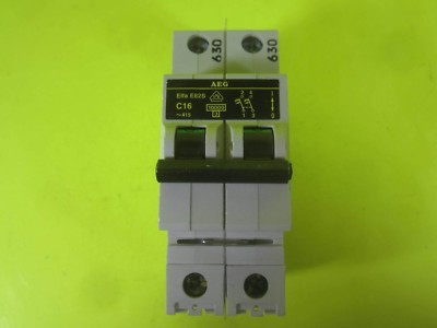 AEG Circuit Breaker -- Elfa E82S C16 -- Used | eBay